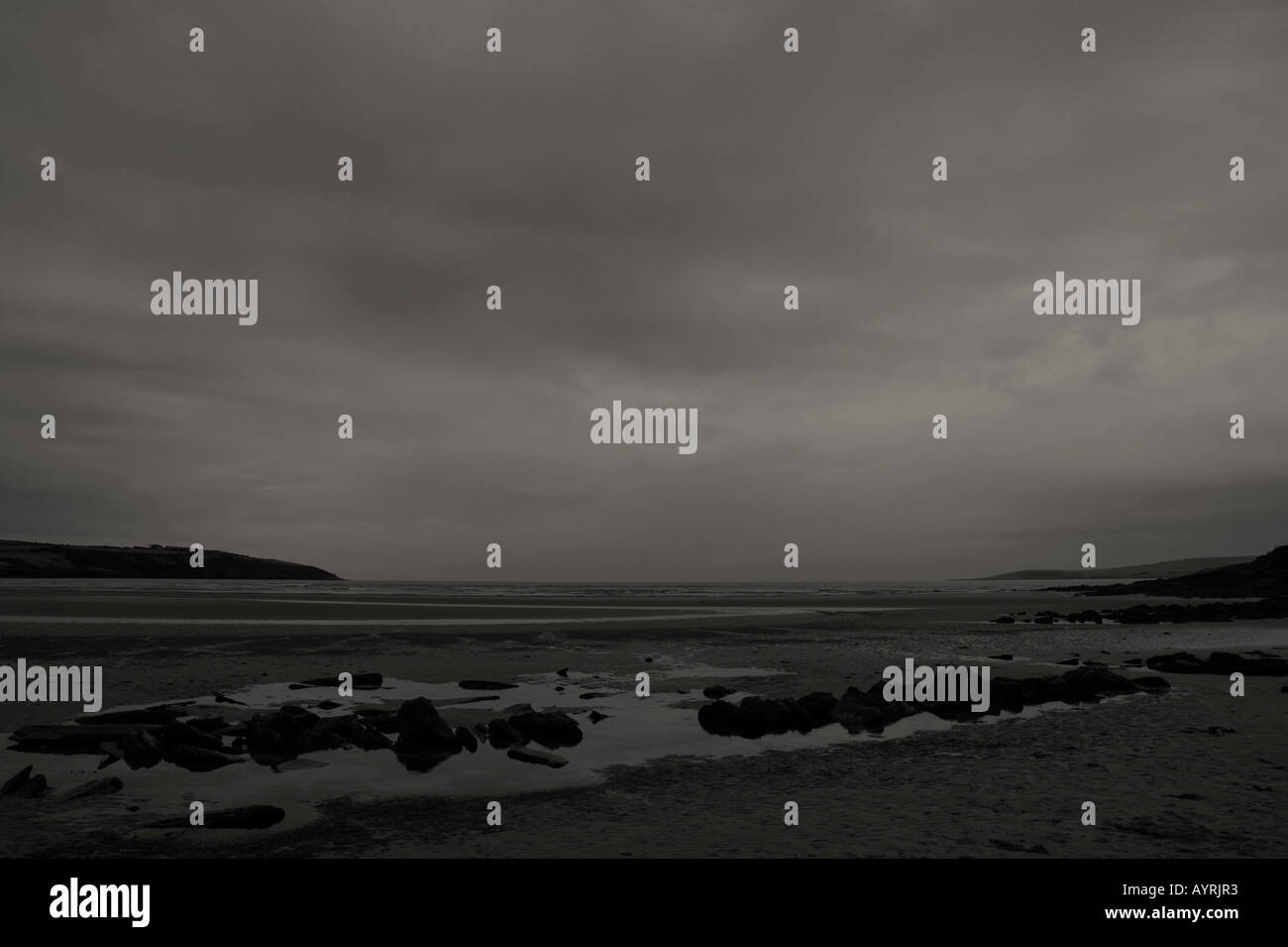 beach Harbour view West Cork Ireland Stock Photo - Alamy