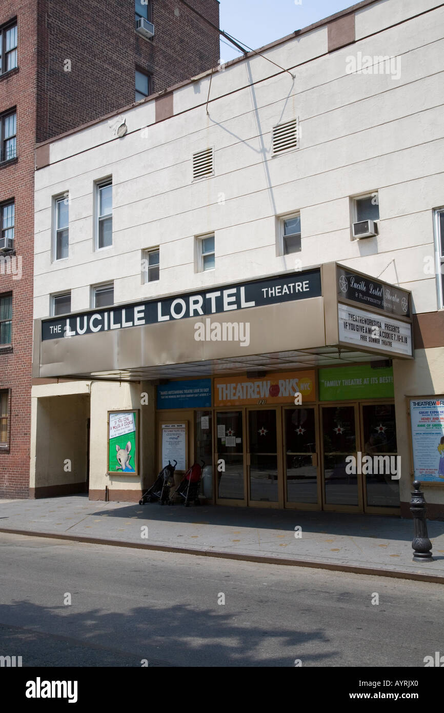 Lucille Lortel Theatre on Christopher Street, Greenwich Village, New ...
