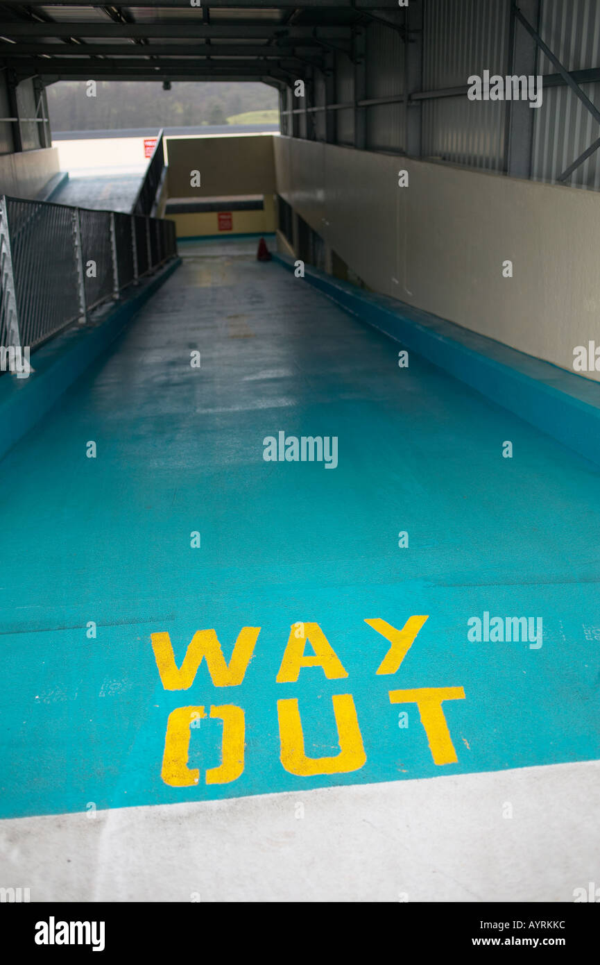 Car park, way out Stock Photo - Alamy