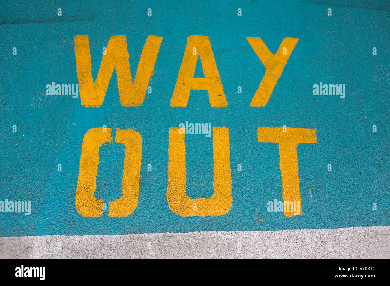 Way out, car park Stock Photo - Alamy