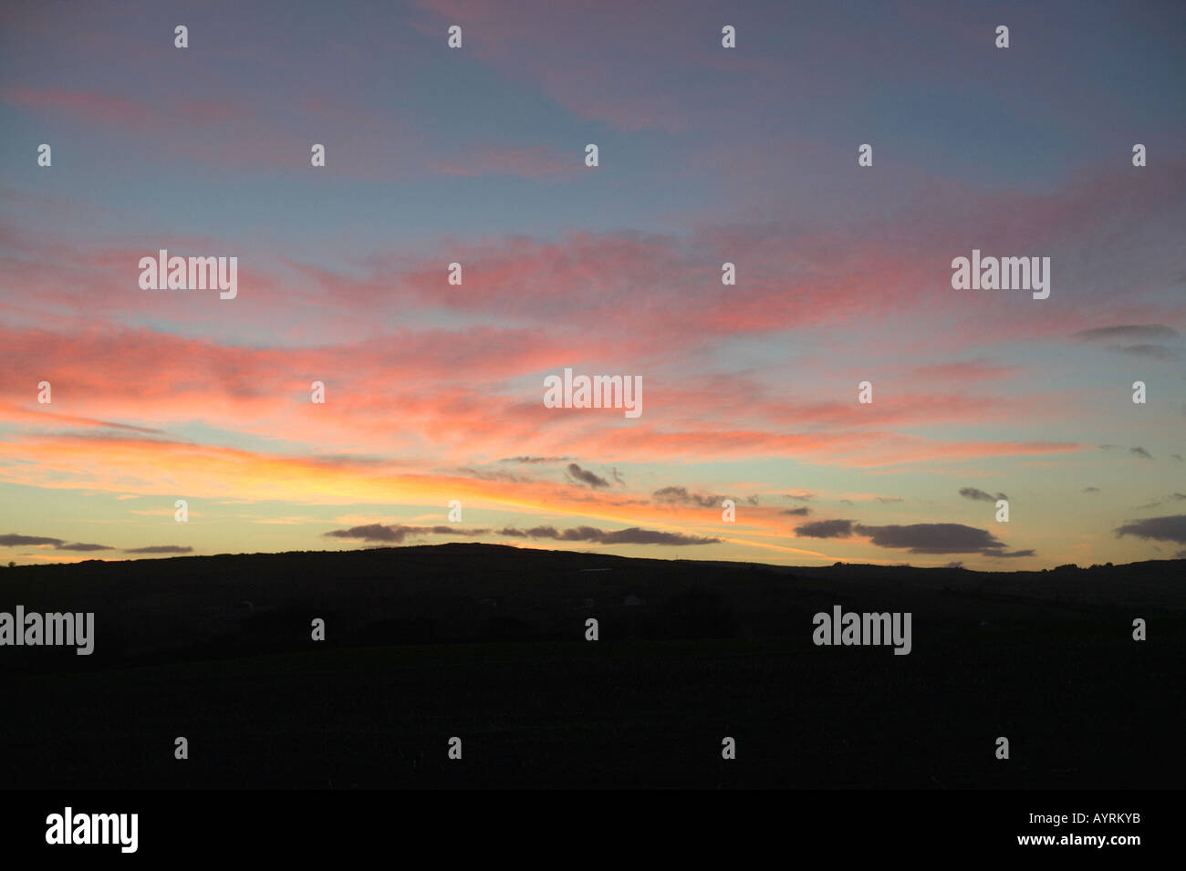 Sunset West Cork Ireland Stock Photo - Alamy