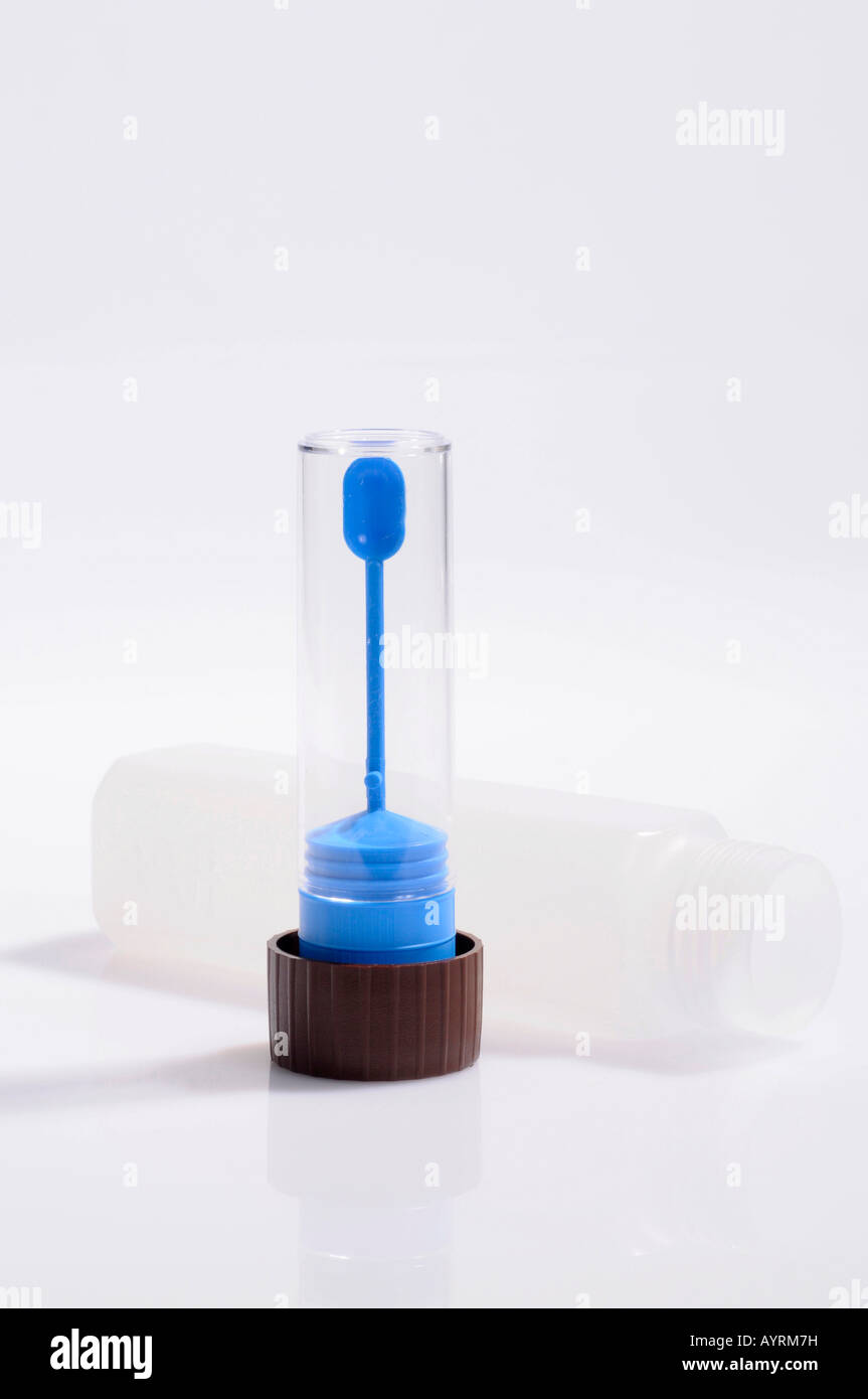 Test tube, stool sample Stock Photo - Alamy
