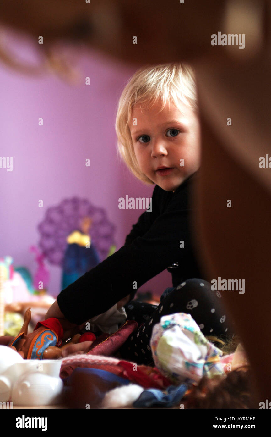 Three year old girl in hi-res stock photography and images - Alamy