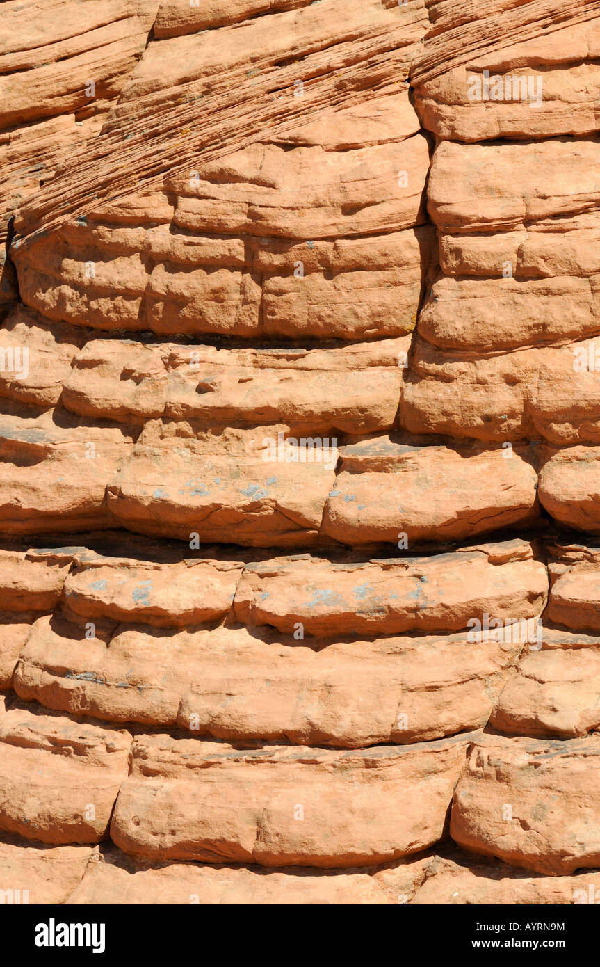 Part of a 'beehive' rock formation in the Valley of Fire State Park in ...