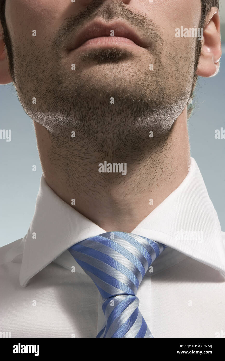 Businessman, worm's eye view Stock Photo - Alamy