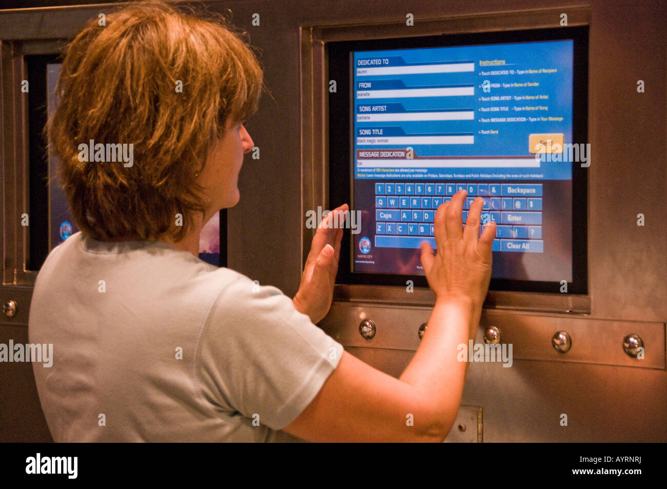 Touch typing hi-res stock photography and images - Alamy