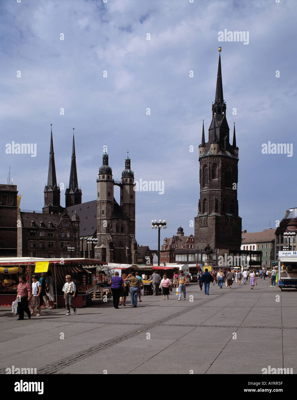 Roter Turm Of Halle High Resolution Stock Photography and Images - Alamy