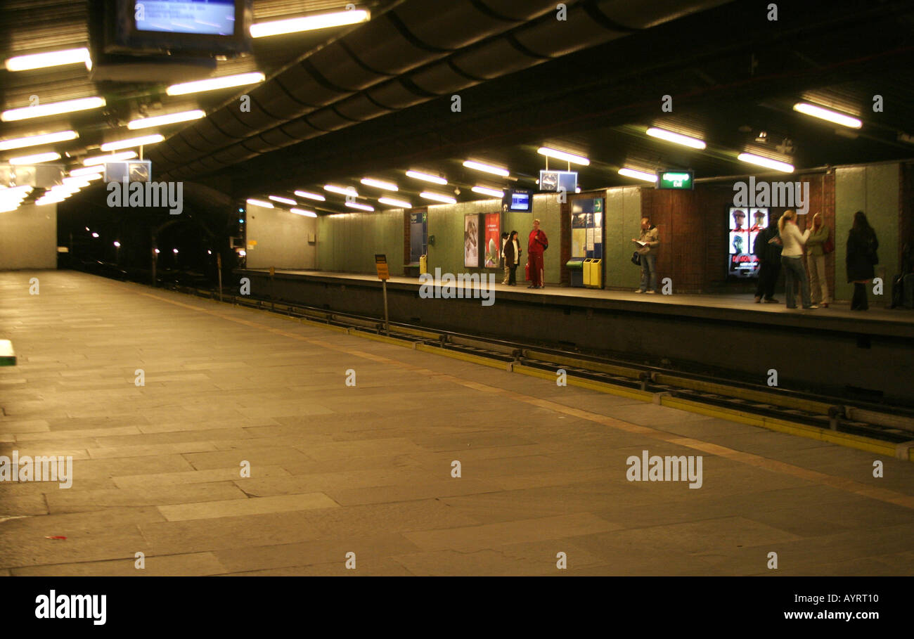 Subway in Oslo Norway Stock Photo - Alamy