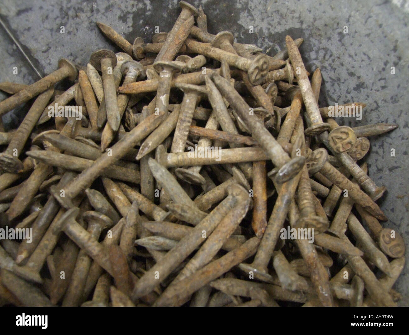 Nails head hi-res stock photography and images - Alamy