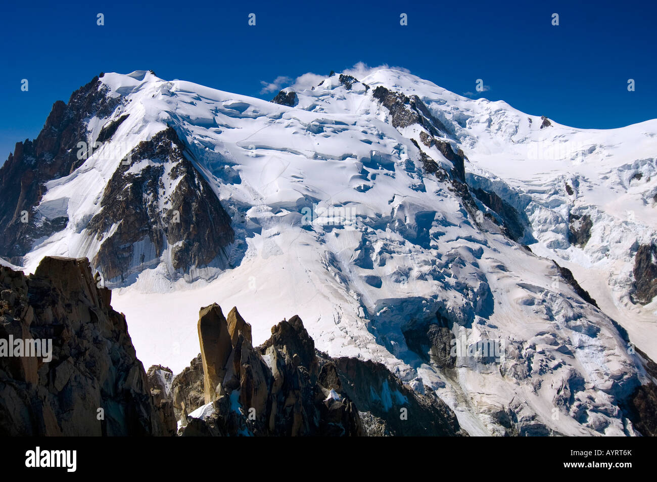 Mont Blanc Massif, Chamonix, France Stock Photo - Alamy