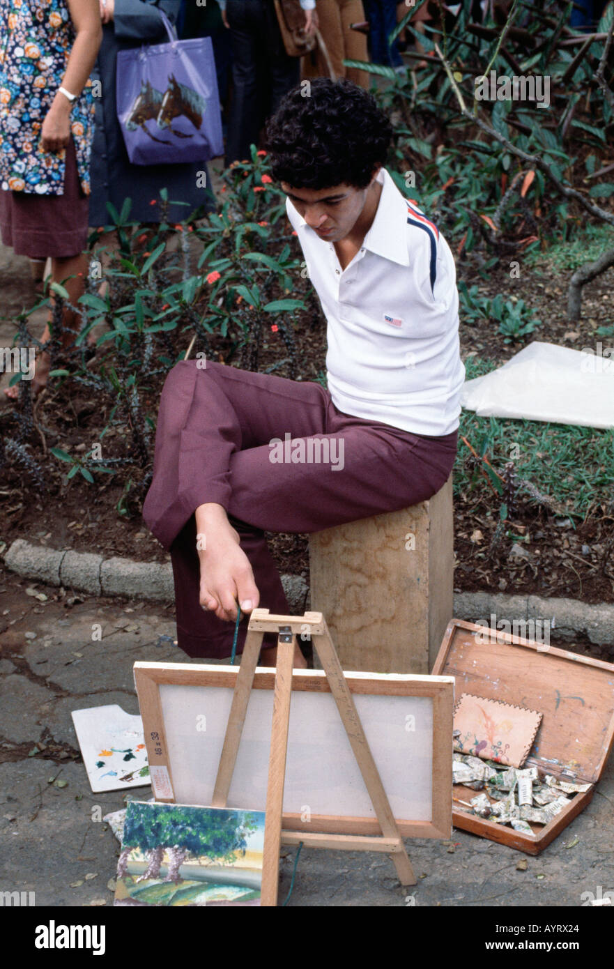 Handicapped painter hi-res stock photography and images - Alamy