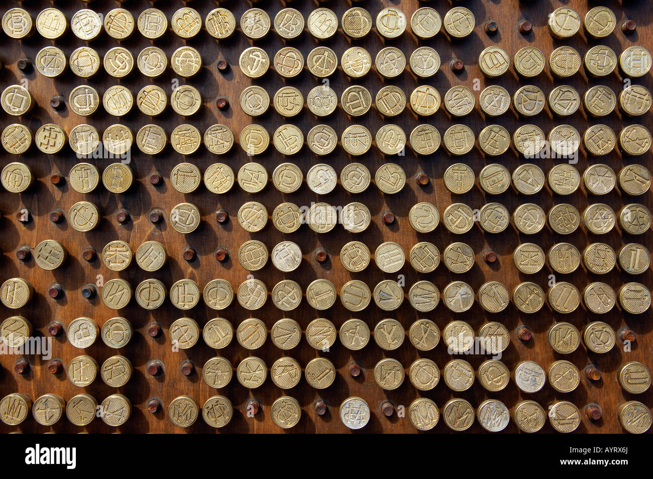 Various signet stamps, seals Stock Photo - Alamy