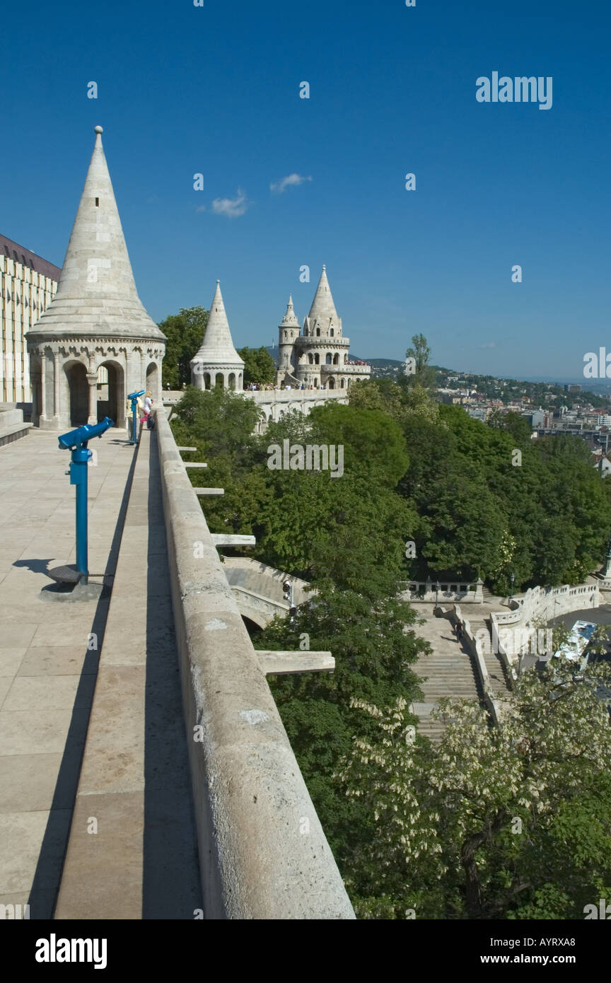 Hungary Budapest Castle District Fishermen's Bastion Stock Photo - Alamy