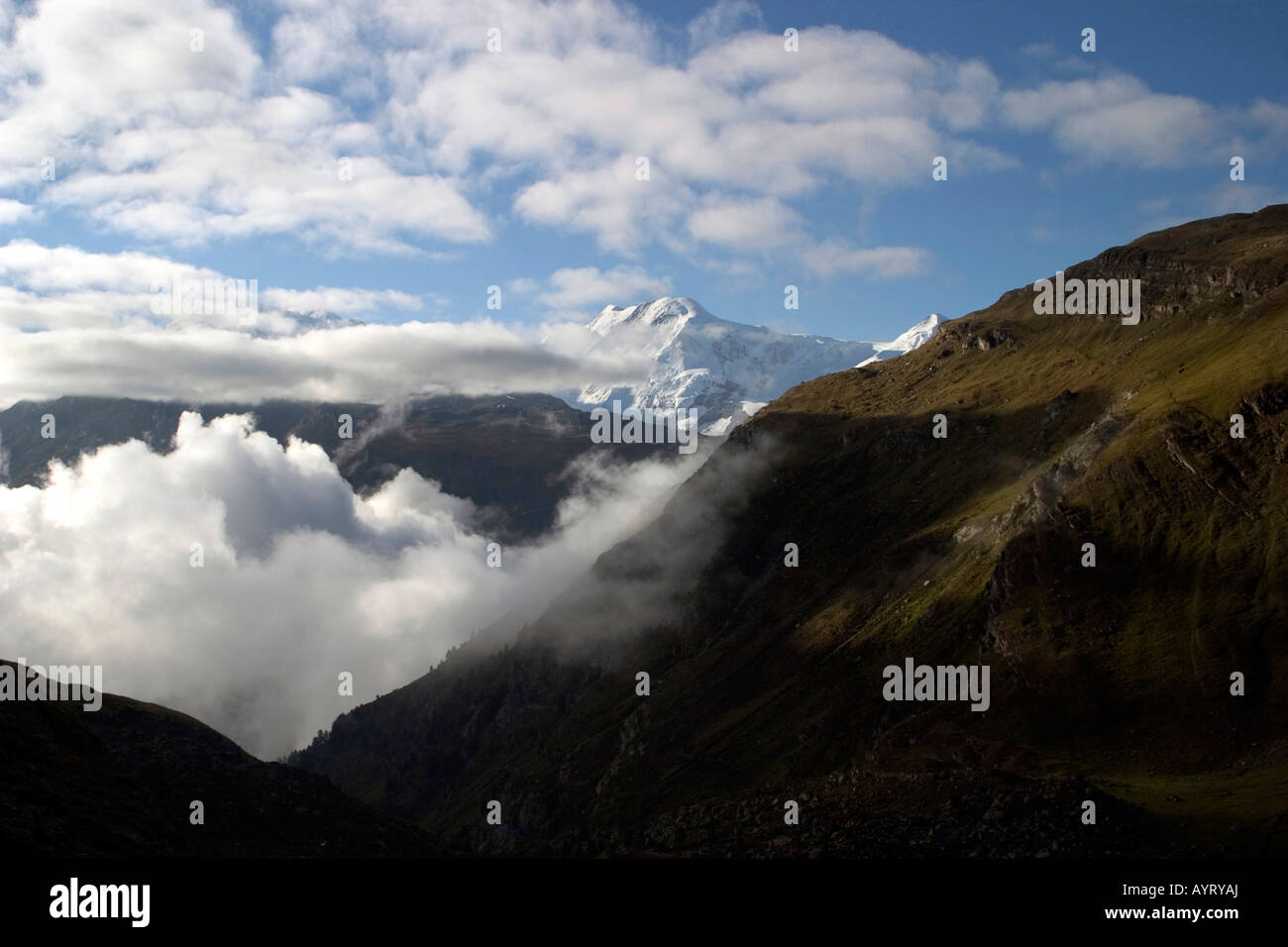 Mt. Lyskamm, Valais, Switzerland Stock Photo - Alamy