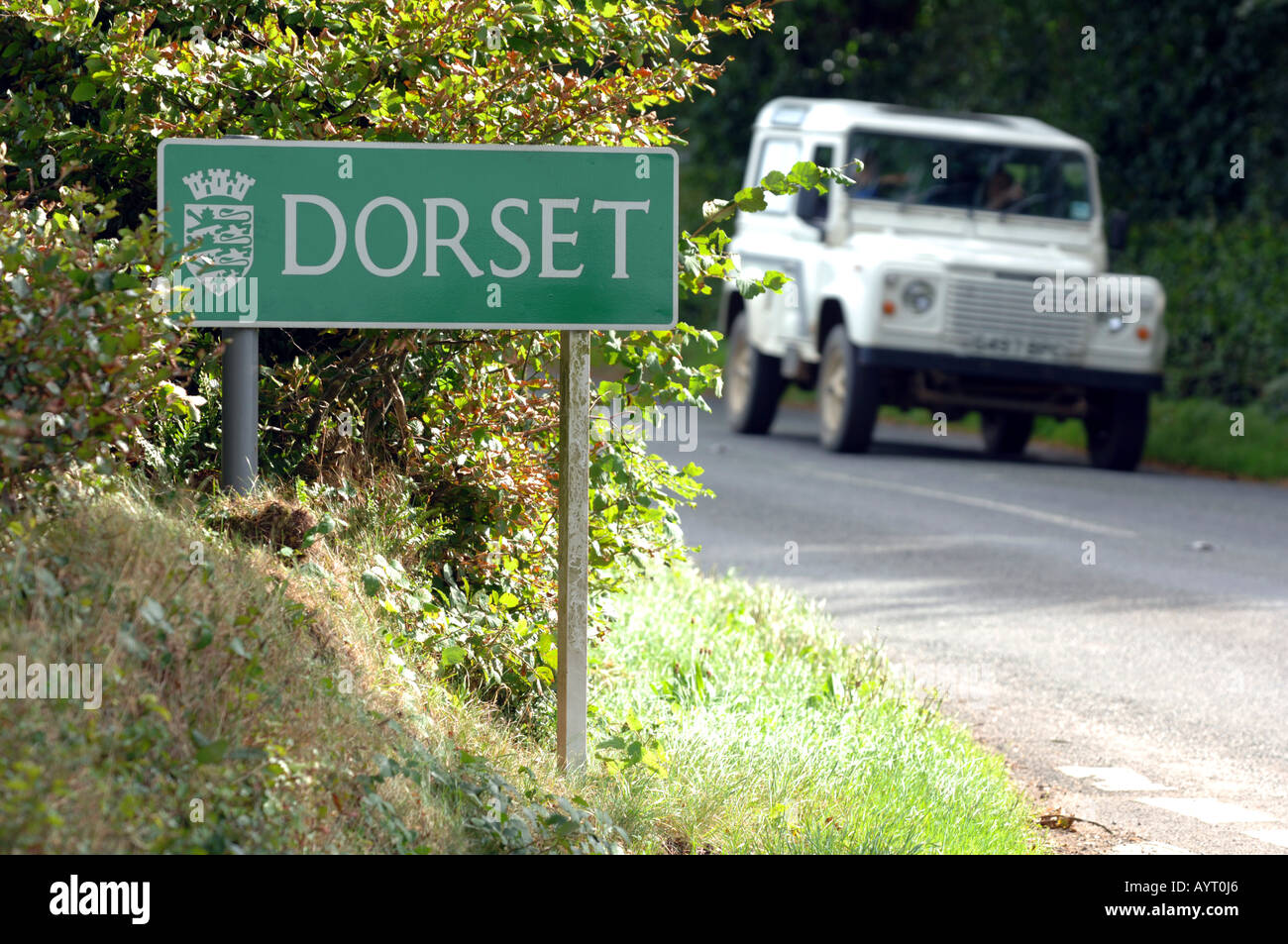 Dorset sign, Dorset Britain UK Stock Photo - Alamy