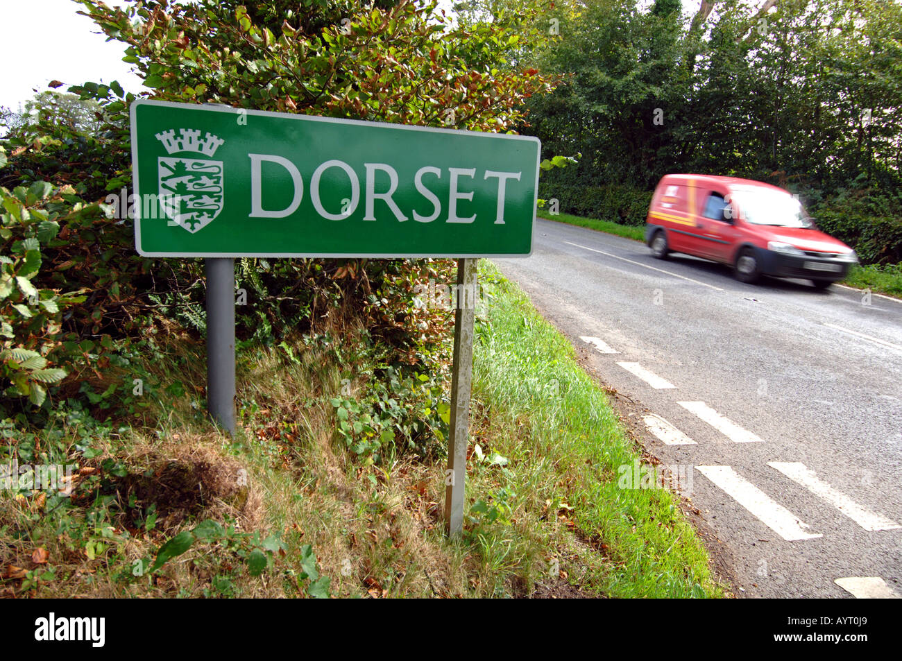 Dorset sign, Dorset Britain UK Stock Photo - Alamy