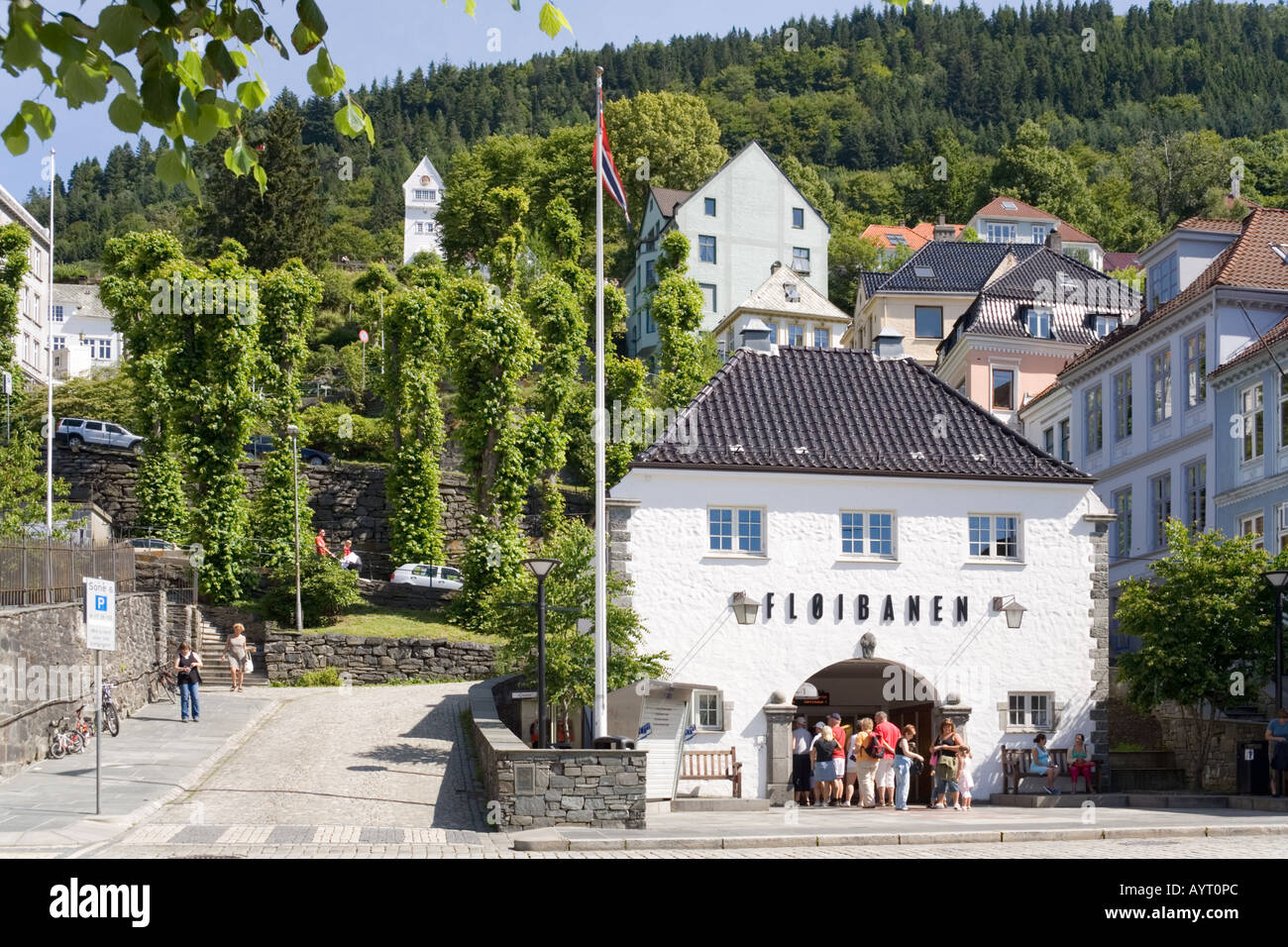 Floibanen funicular hi-res stock photography and images - Alamy