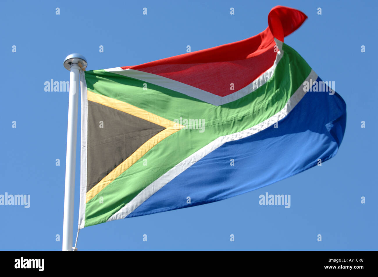 South Africa, Flag of Republic of South Africa Stock Photo - Alamy