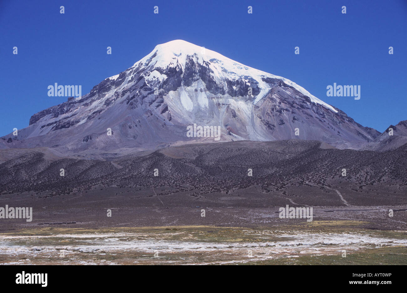 Volcan nevado sajama hi-res stock photography and images - Alamy