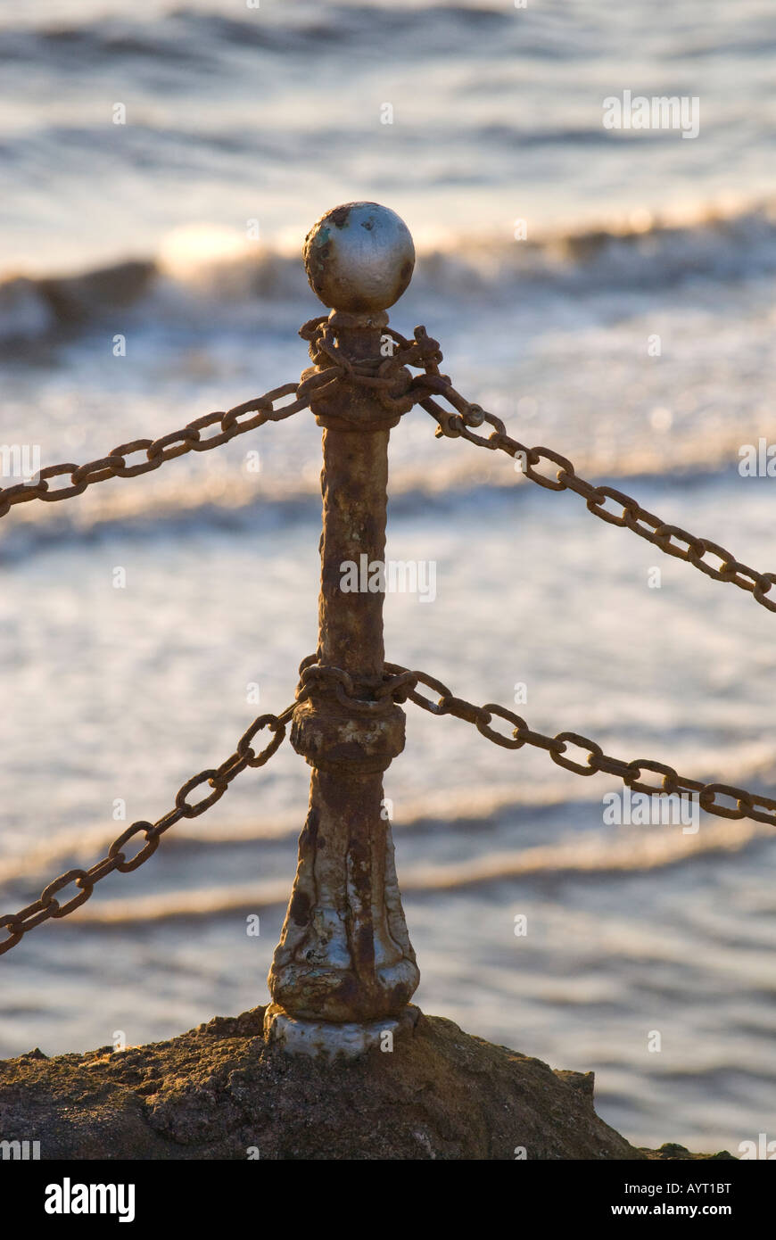 Fence at sea hi-res stock photography and images - Alamy