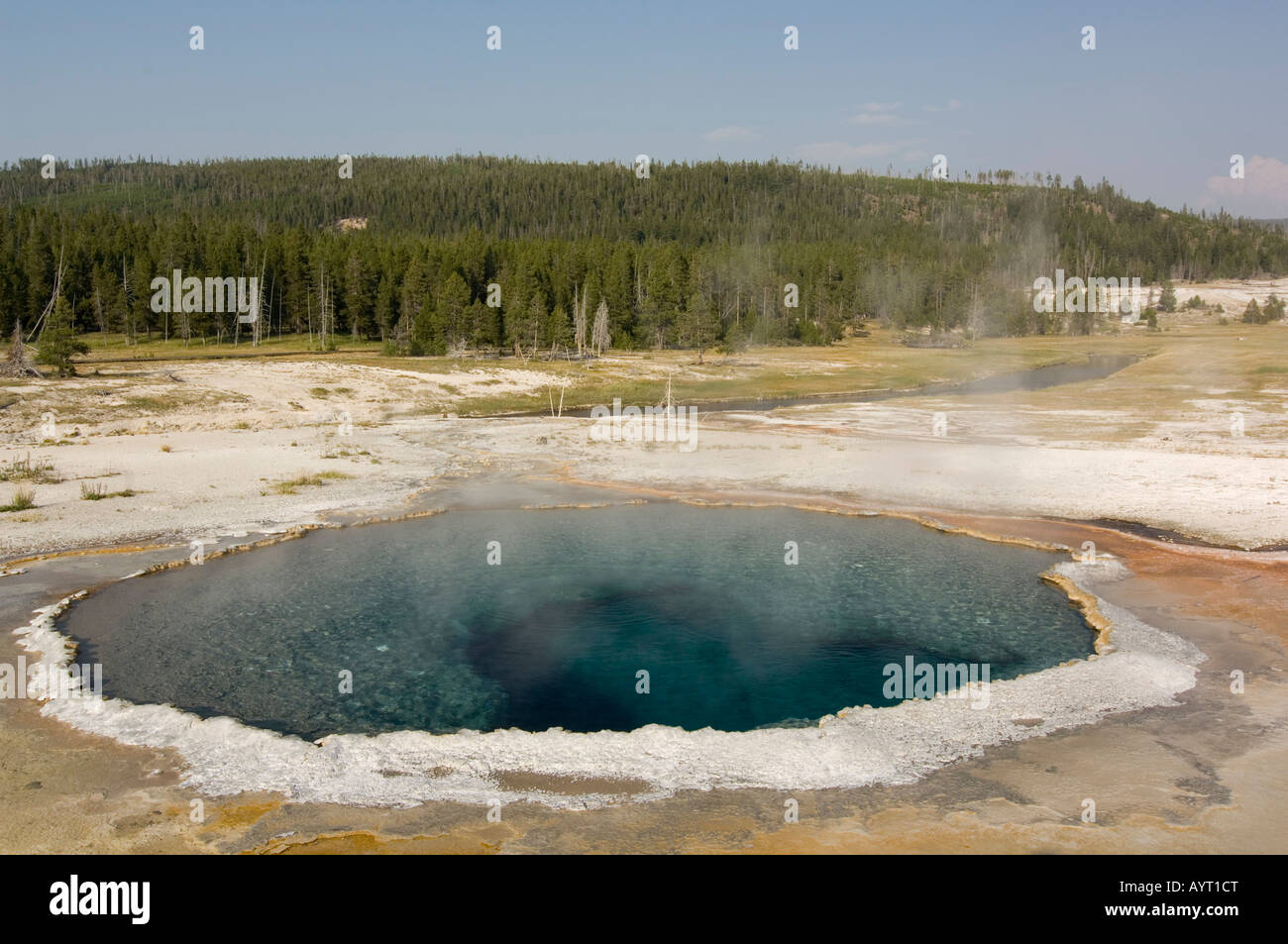 Crested Pool, Upper Geyser Basin, Yellowstone National Park, Wyoming ...