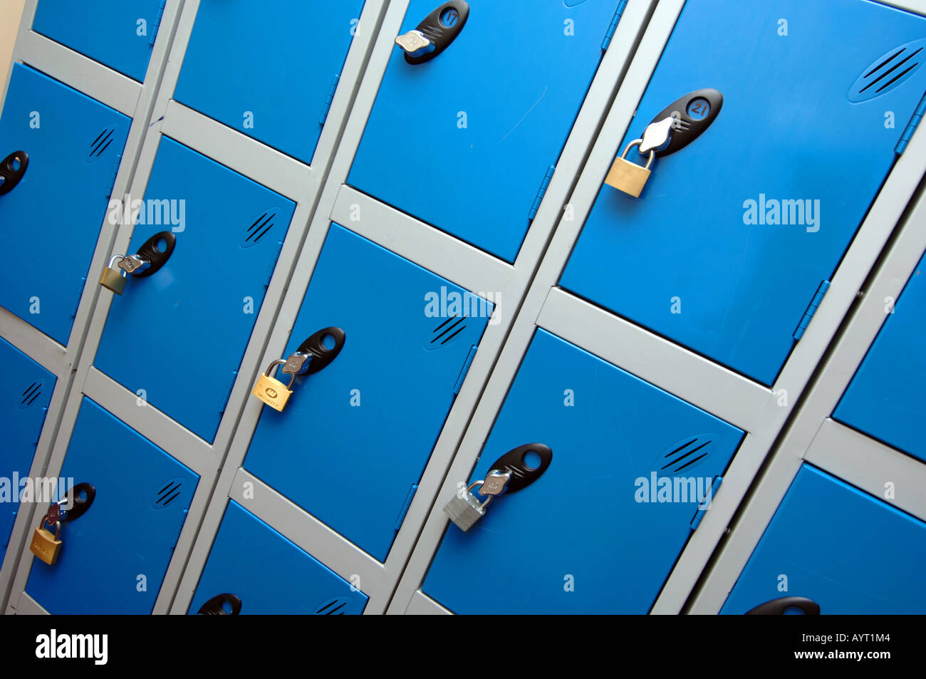 Lockers, school lockers Stock Photo - Alamy