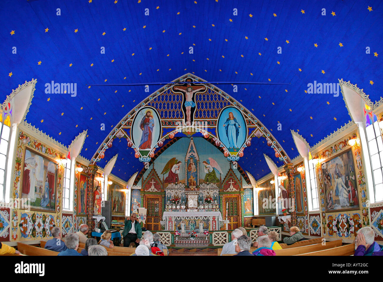 Our Lady of Good Hope Church in Fort Good Hope Church Stock Photo - Alamy