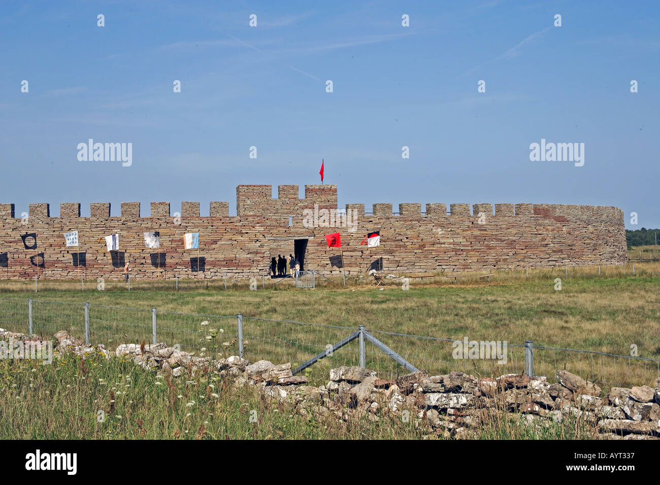 Eketorp castle ruins Stock Photo - Alamy