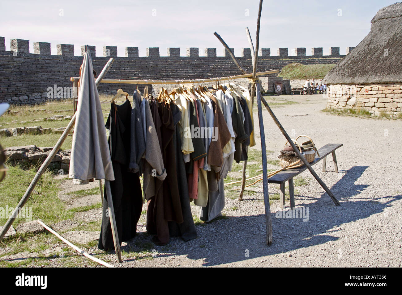 Eketorp castle ruins Stock Photo - Alamy