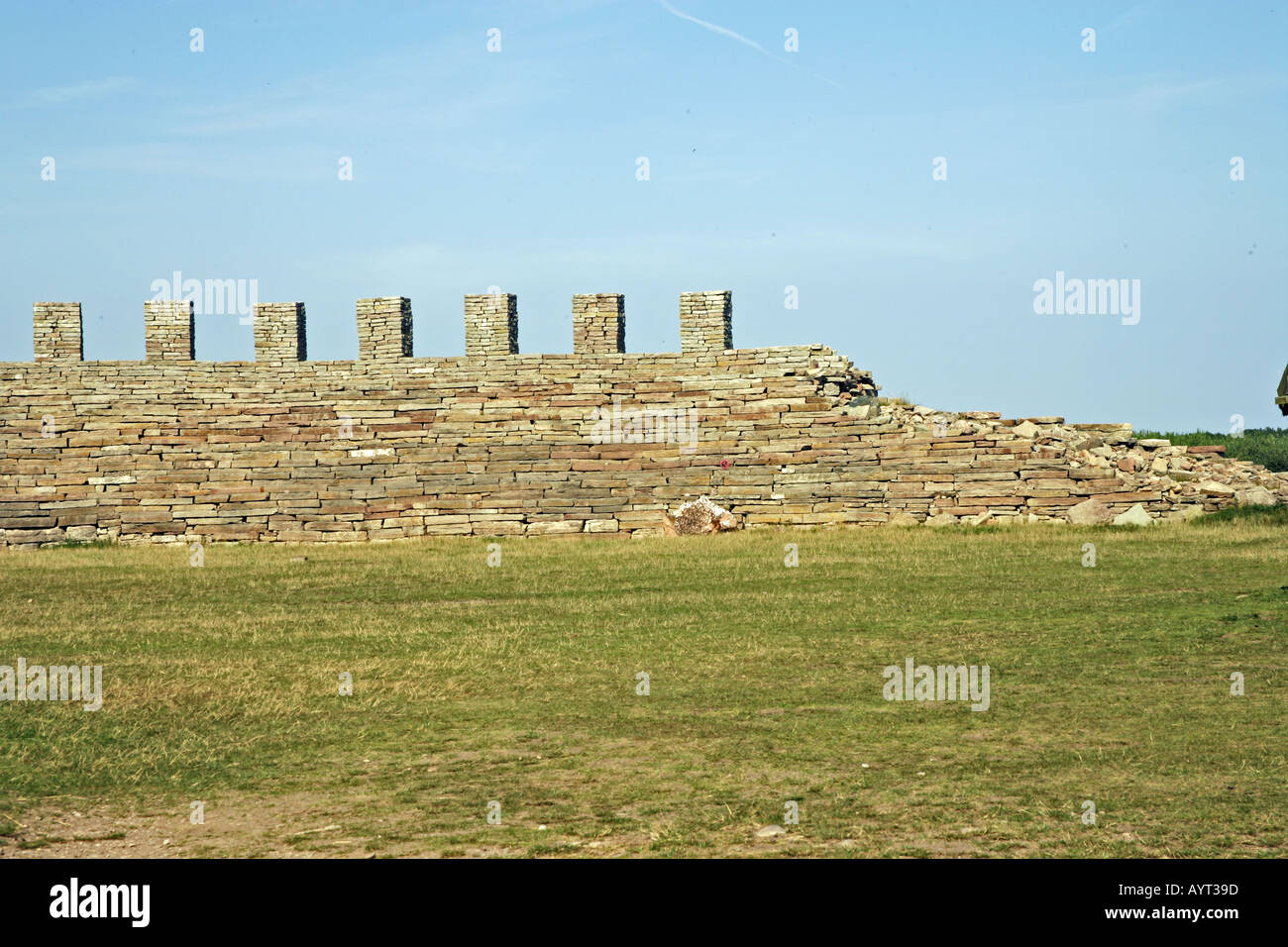 Eketorp castle ruins Stock Photo - Alamy