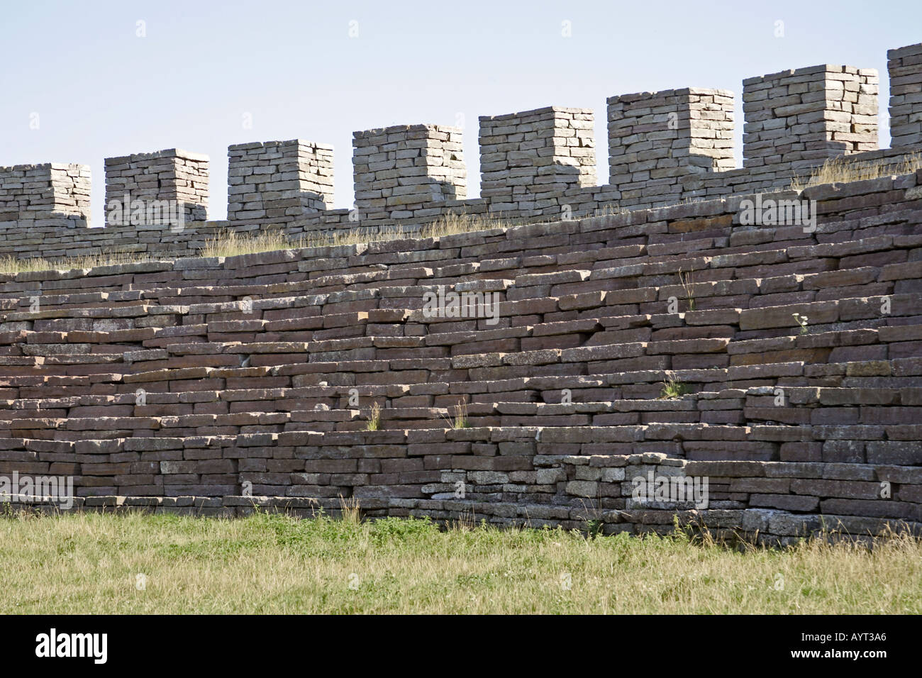 Eketorp castle ruins Stock Photo - Alamy