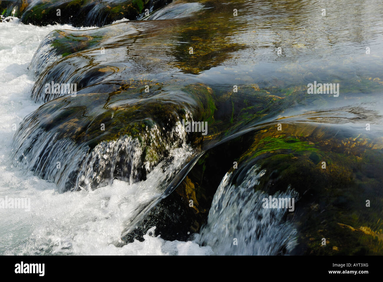 Stream and algae covered rocks hi-res stock photography and images - Alamy