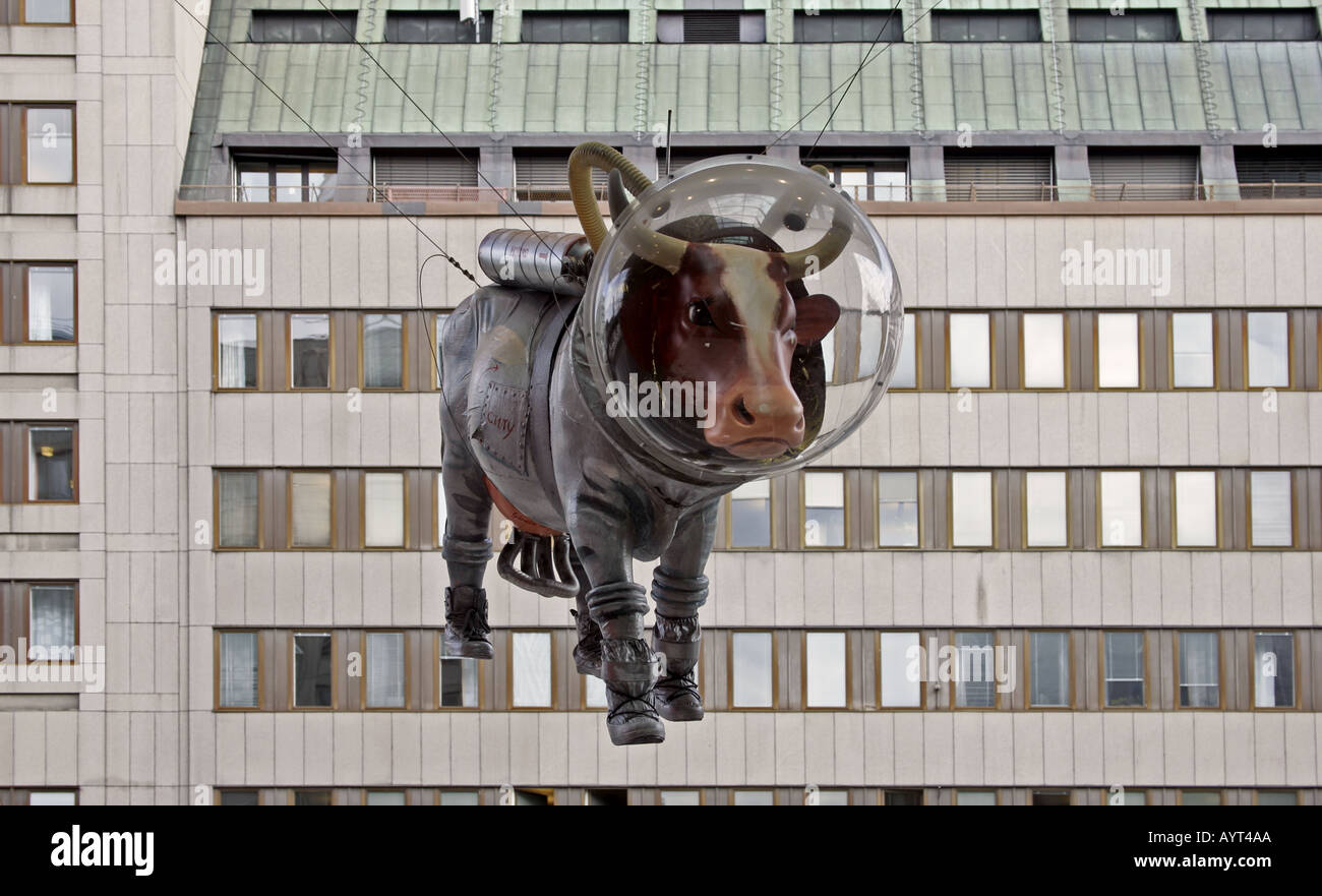 Stockholm space cow Stock Photo - Alamy