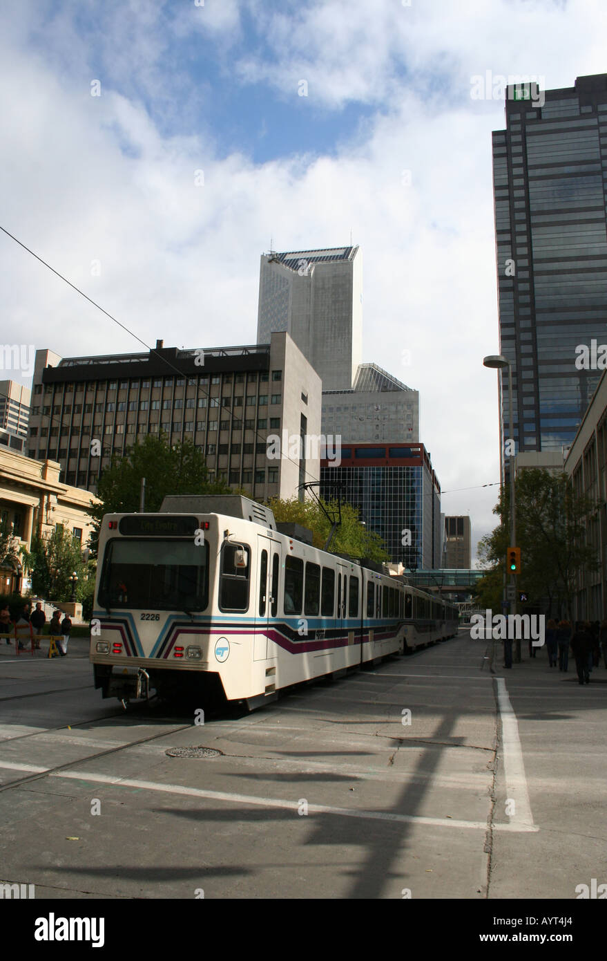 Calgary tram hi-res stock photography and images - Alamy