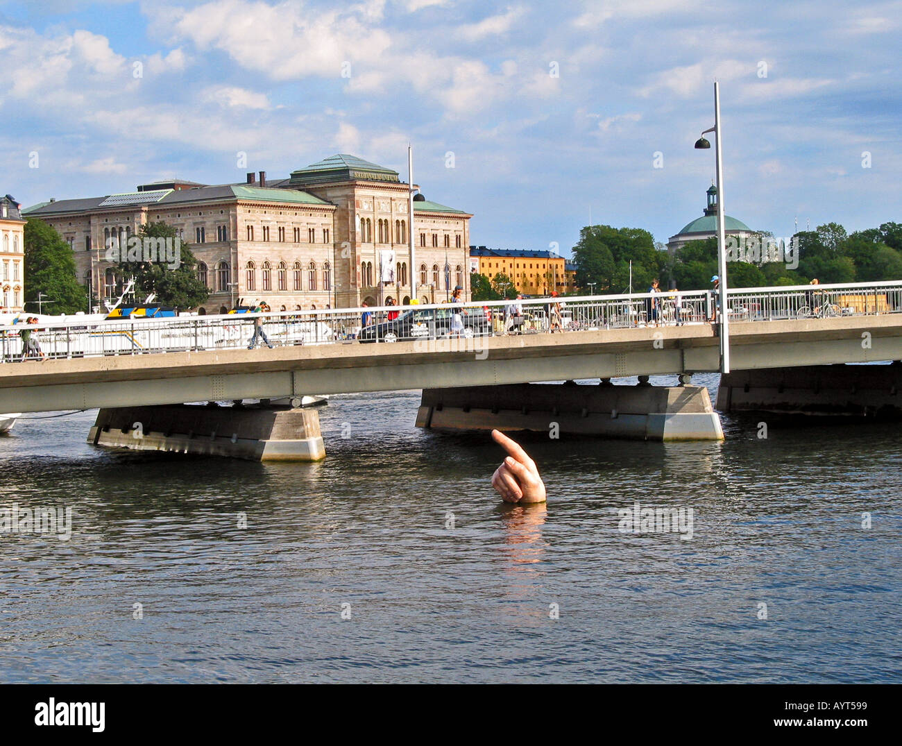 Stockholm Port sign Stock Photo - Alamy