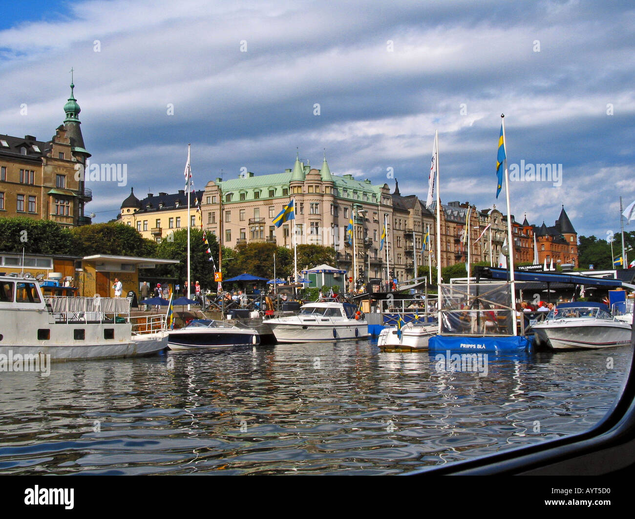 Stockholm centre port Stock Photo - Alamy