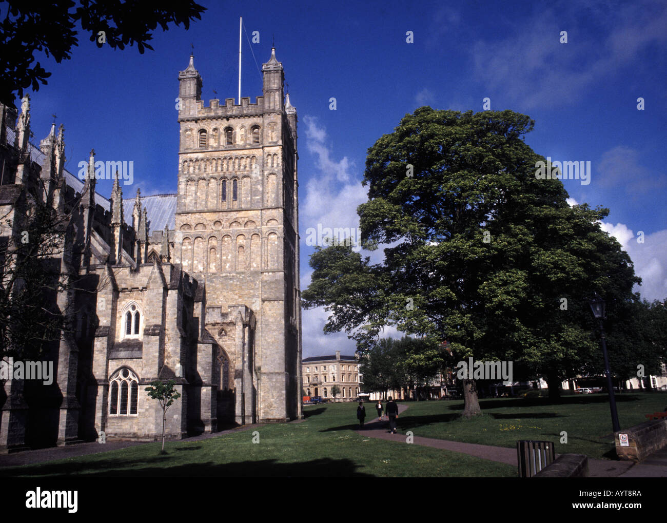 Cathedral Church of St Peter Exeter capital of Devon UK Stock Photo - Alamy
