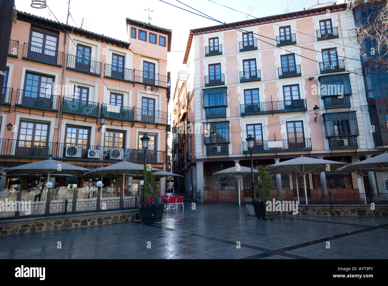 Town square, Toledo, Spain Stock Photo - Alamy