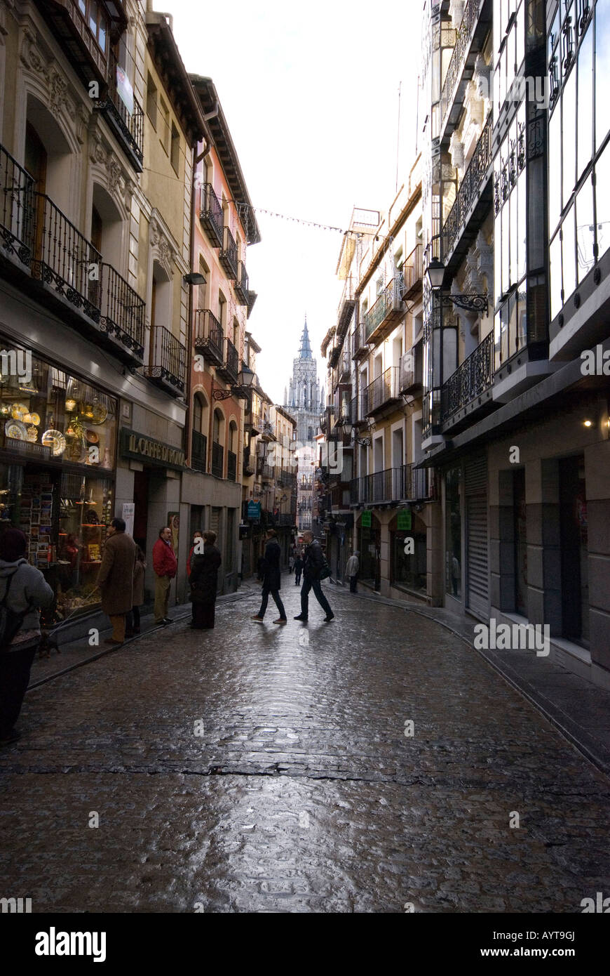 Town square, Toledo, Spain Stock Photo - Alamy