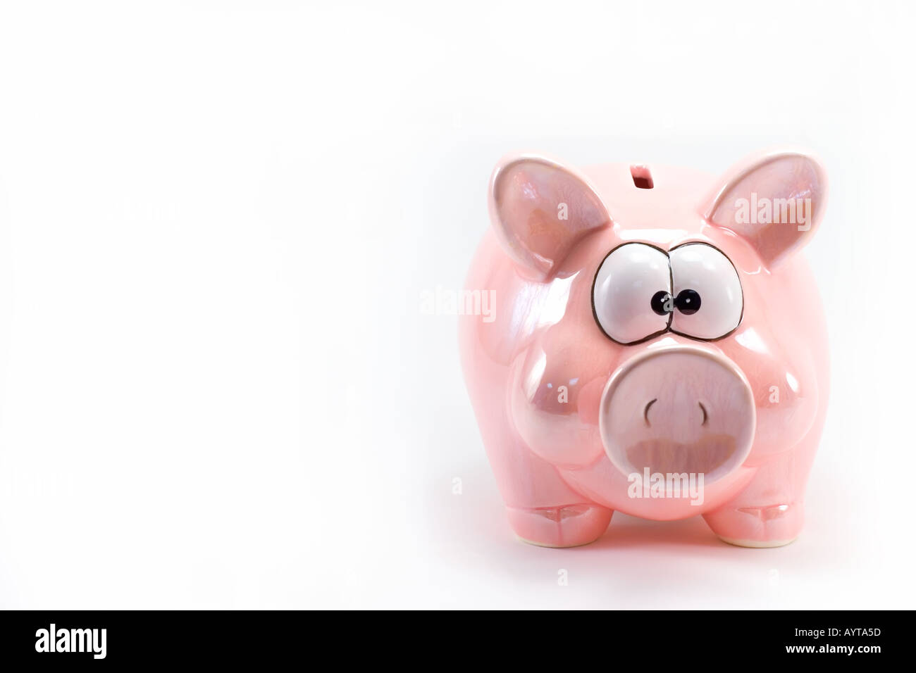 funny Looking Piggy Bank Stock Photo - Alamy