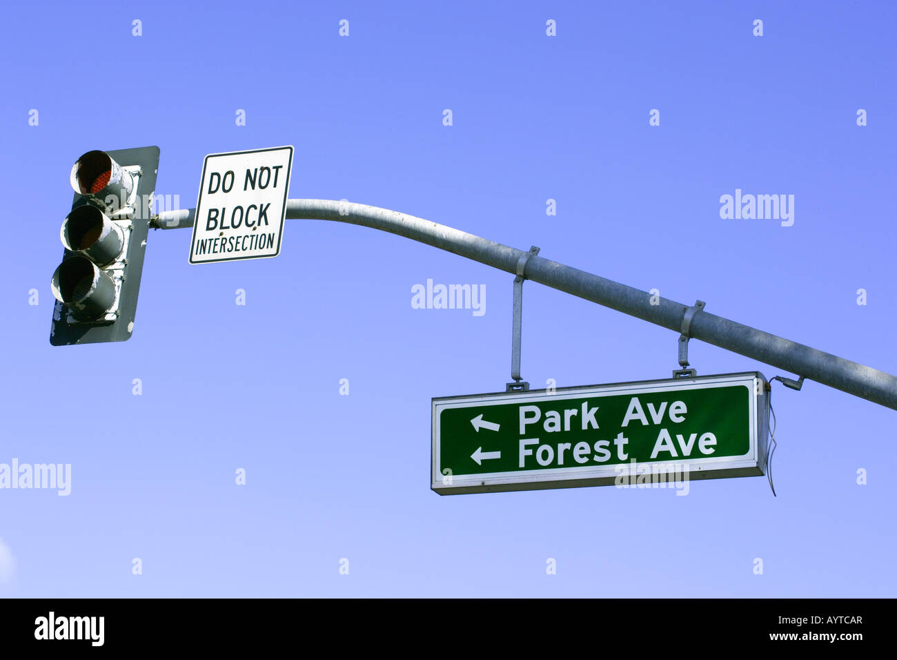 Park Avenue Font Block