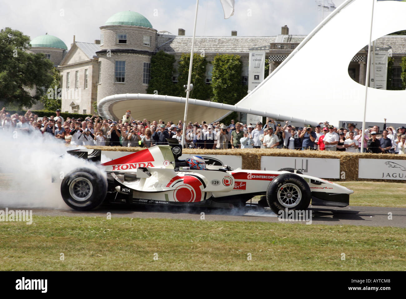 Jenson Button Goodwood Festival of Speed BAR F1 2006 Stock Photo - Alamy