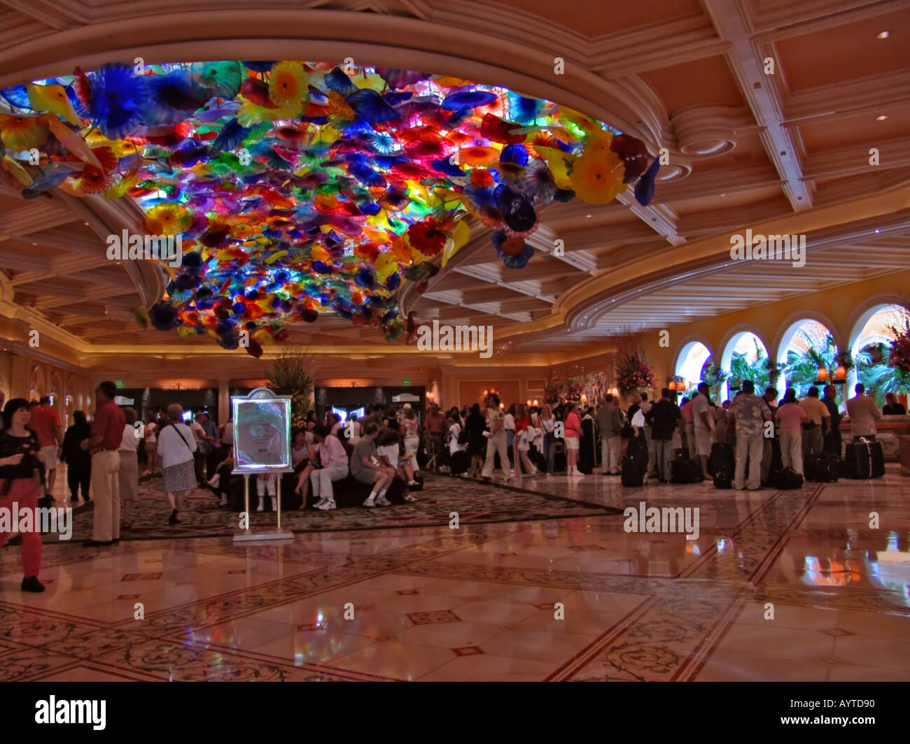 Bellagio hotel lobby ceiling hi-res stock photography and images - Alamy
