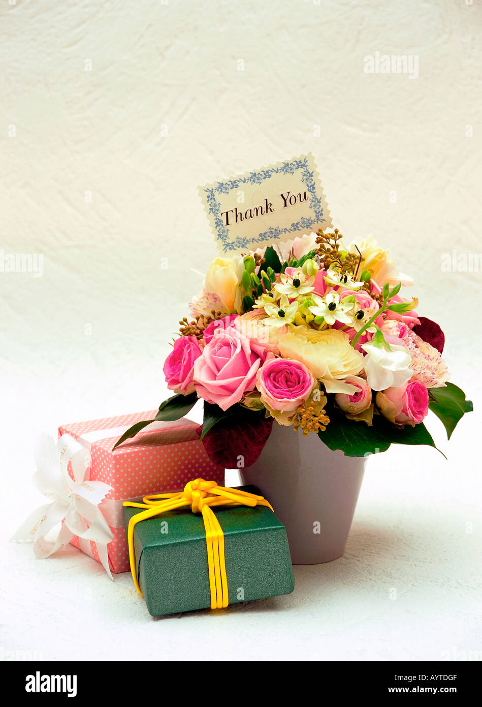 Various kinds of thank you gifts Stock Photo - Alamy