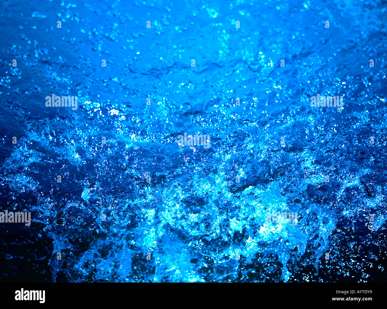 The ocean water breaking at the surface Stock Photo - Alamy