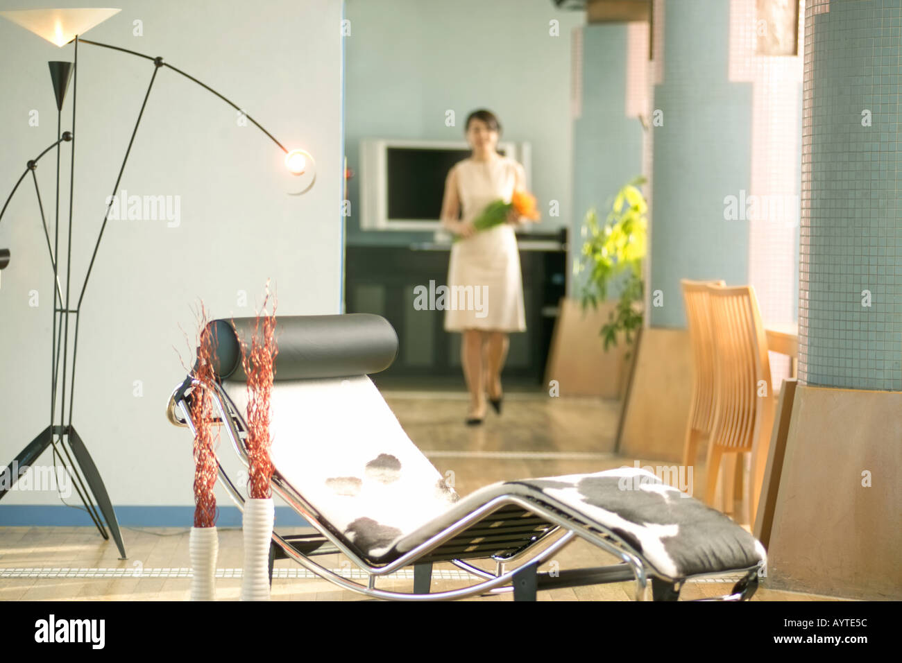 Young woman still living at home hi-res stock photography and images ...