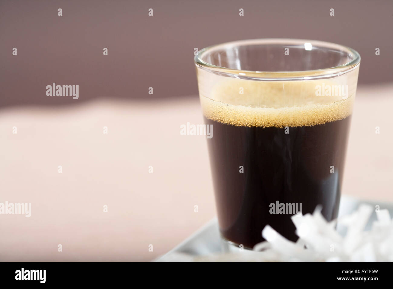 A glass of coffee Stock Photo - Alamy