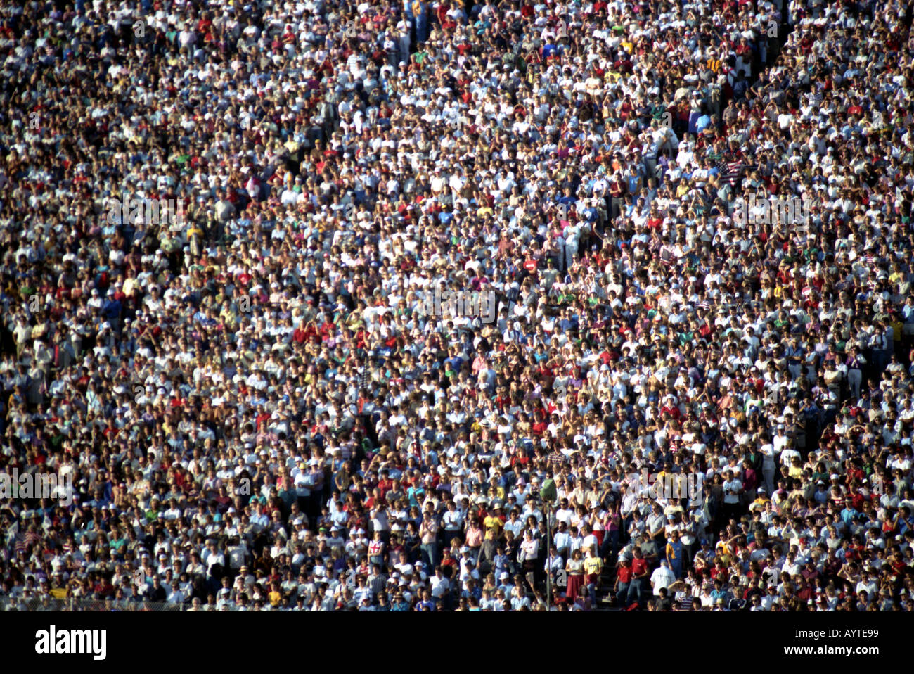 Crowd of people in a stadium Stock Photo - Alamy