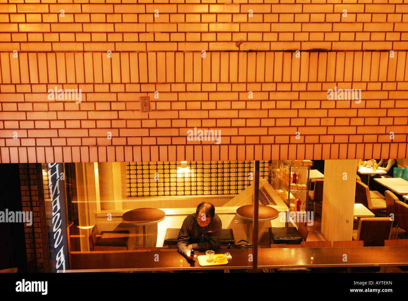 man in cafe Stock Photo - Alamy
