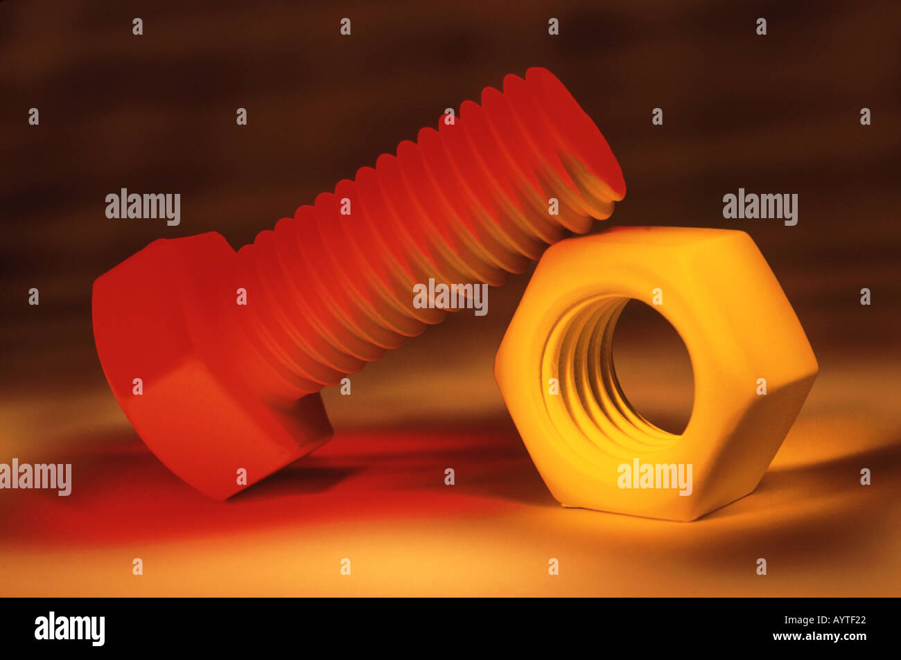 Nut and bolt fasteners hi-res stock photography and images - Alamy